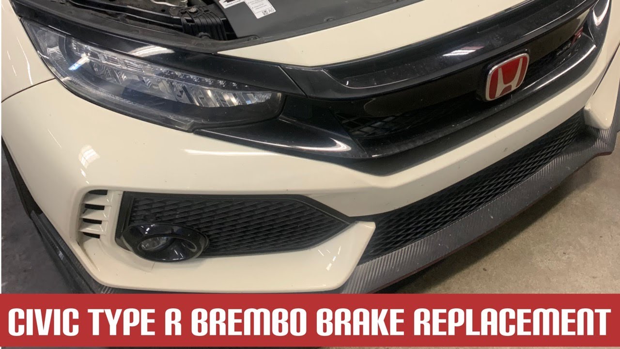 Honda Civic type R front brakes (brembos pads and rotor resurface ...