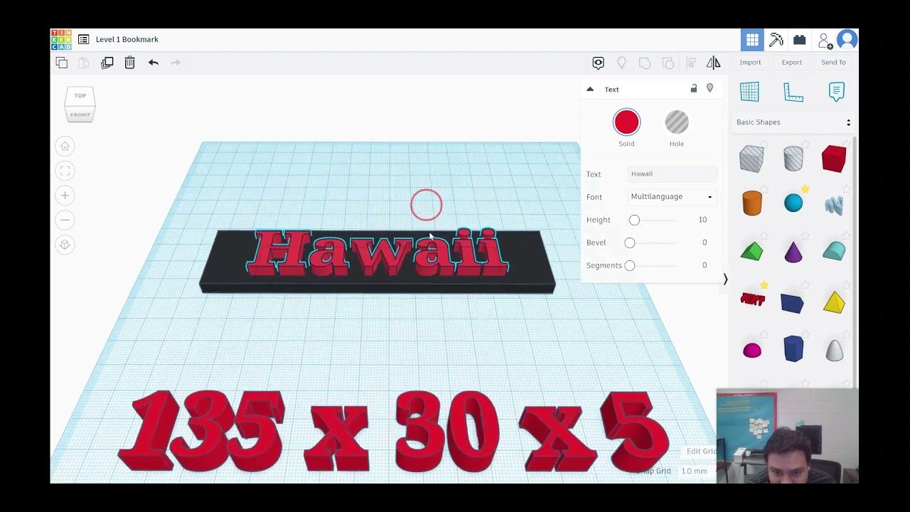 Lvl 2 Tinkercad sign - YouTube