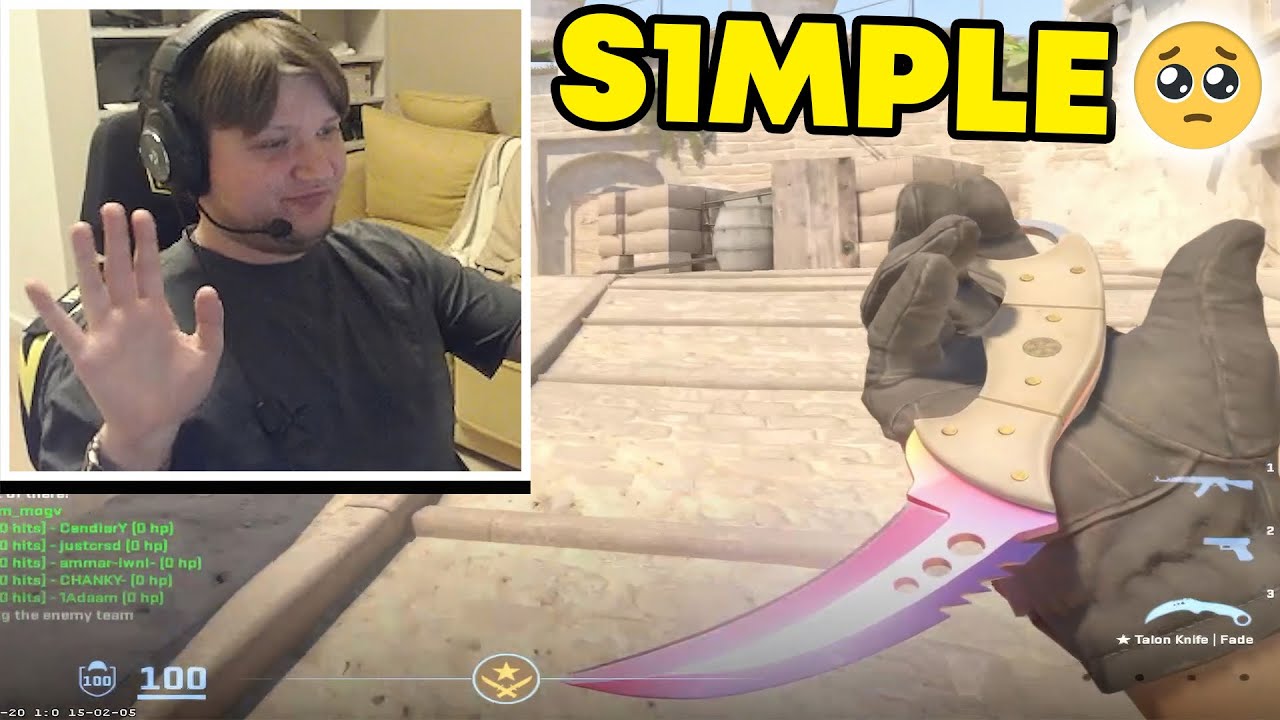 "S1MPLE, PLEASE LET US WIN!!" - S1MPLE PLAYS FACEIT SOLO!! (ENG SUBS ...