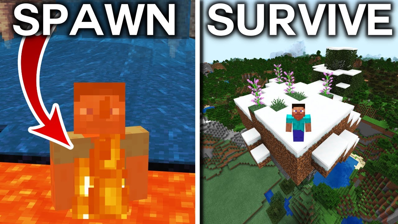 15 Minecraft Survival Challenge Seeds You Should Try! - YouTube
