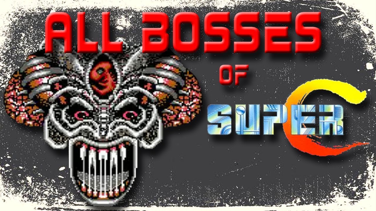 Super C DOS: All Bosses - YouTube