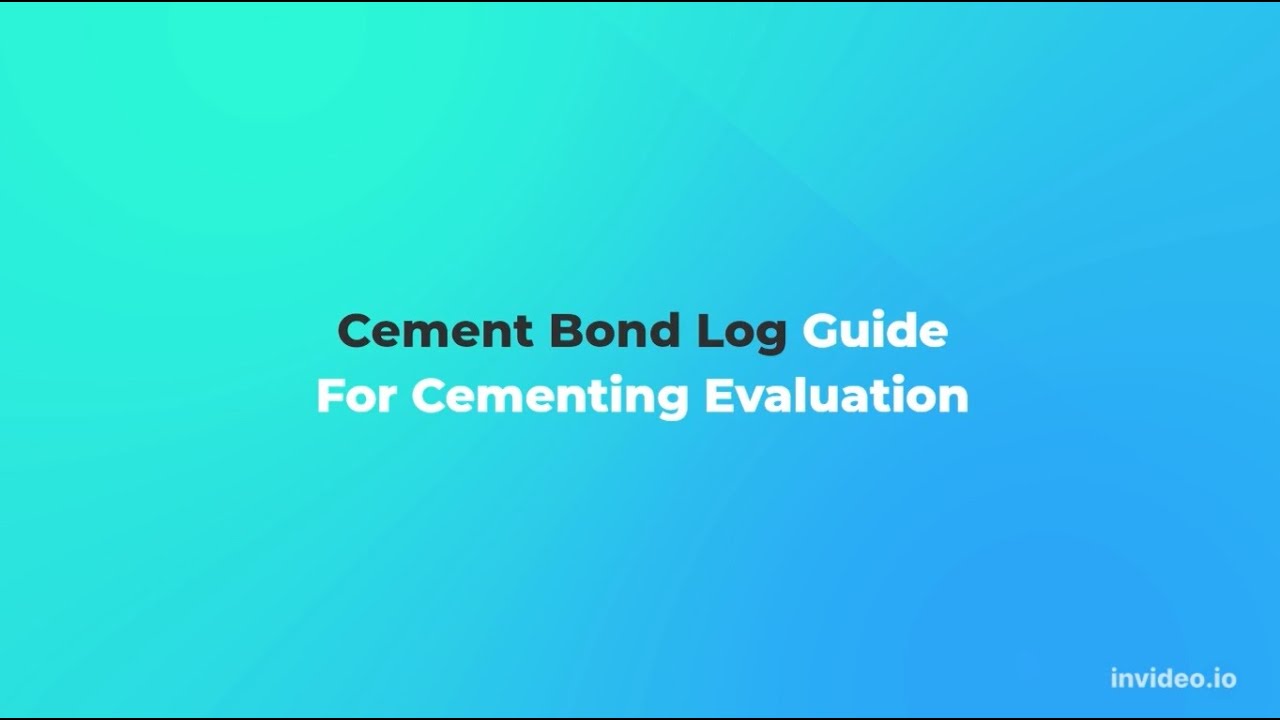 Drilling Manual | Cement Bond log (CBL) in drilling - YouTube