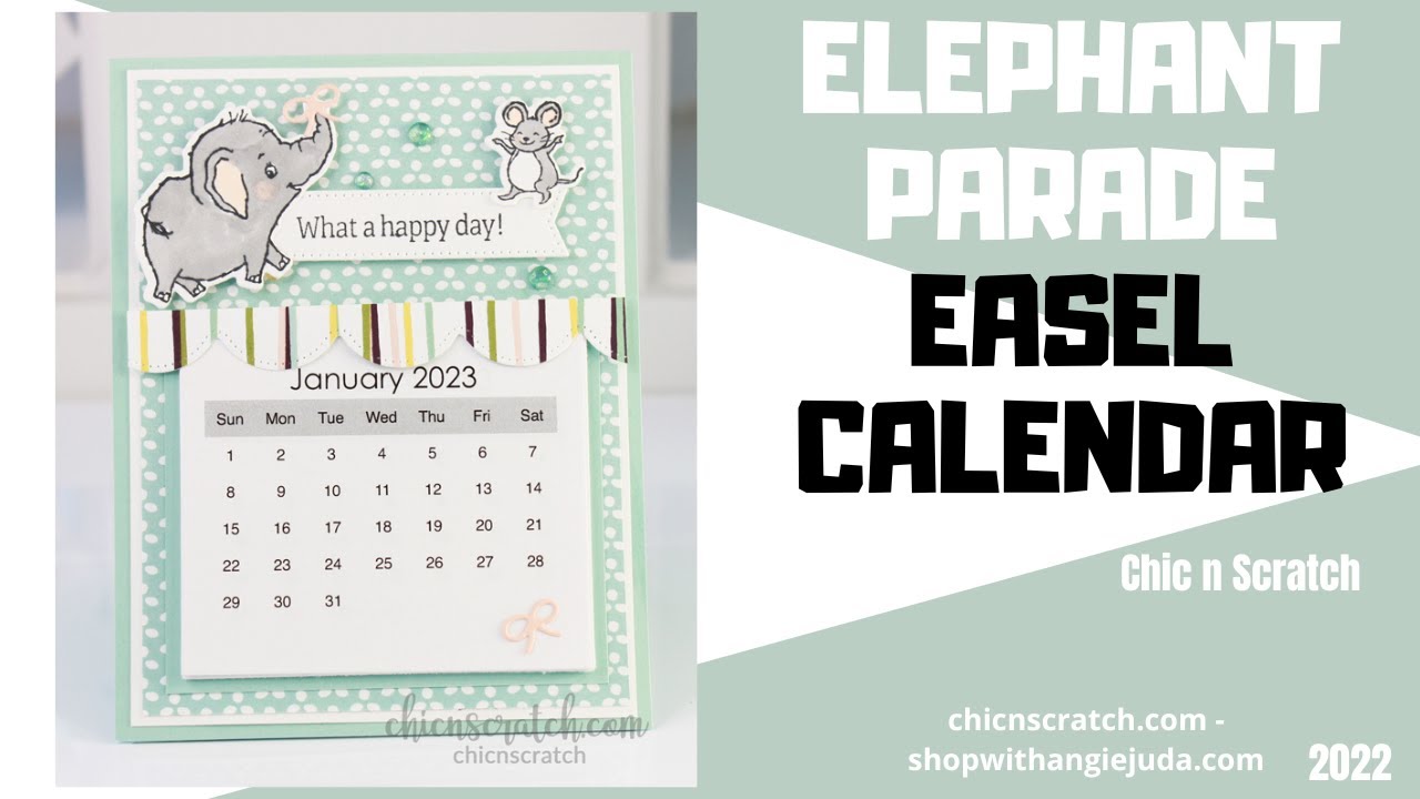 🔴Elephant Parade Easel Calendar - YouTube