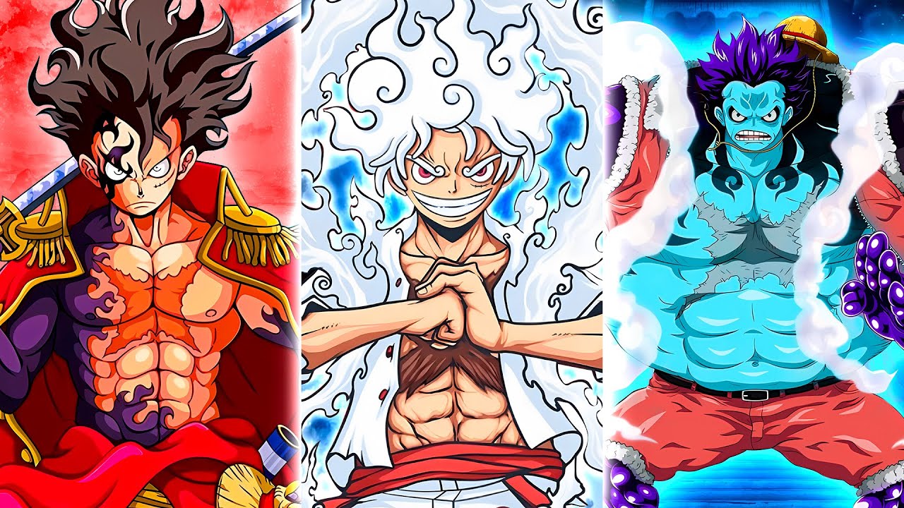 TODAS AS FORMAS E TRANSFORMAÇÕES DO LUFFY - (8 Transformações) - YouTube
