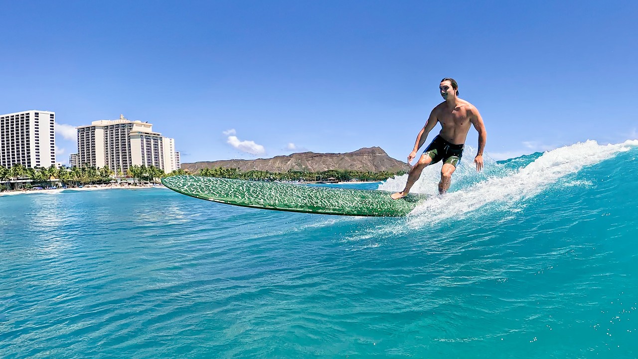 What it's like Surfing Waikiki | Queens and Canoes | RAW POV - YouTube