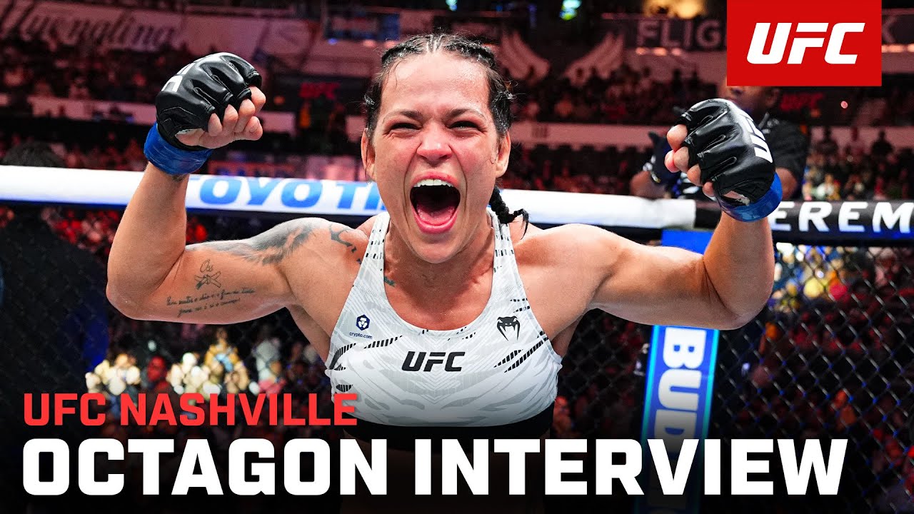 Eduarda Moura Octagon Interview | UFC Nashville - YouTube
