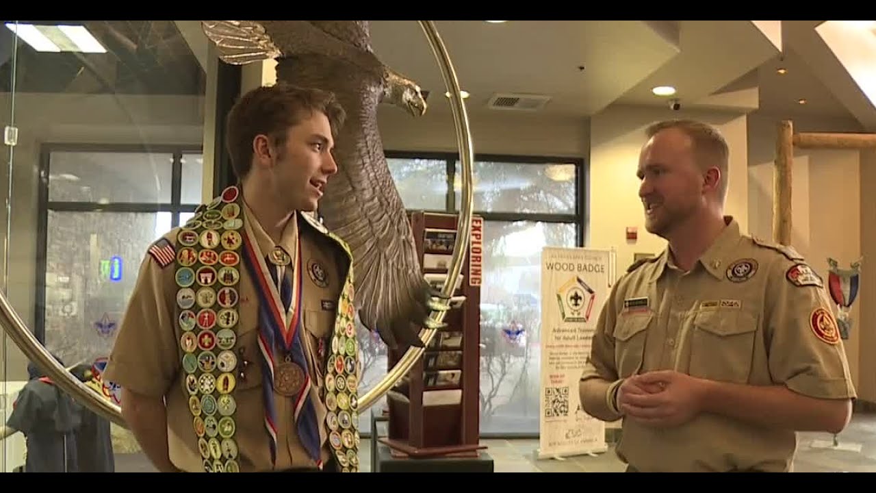 Local Eagle Scout makes History - YouTube