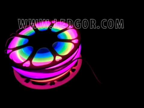 Chasing Dream color addressable RGB led neon flex rope PVC neon tube ...