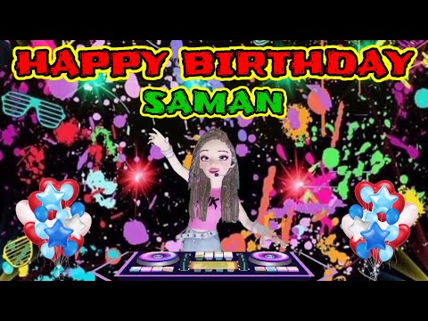 happy birthday saman 🎂 | ahns birthday studio |