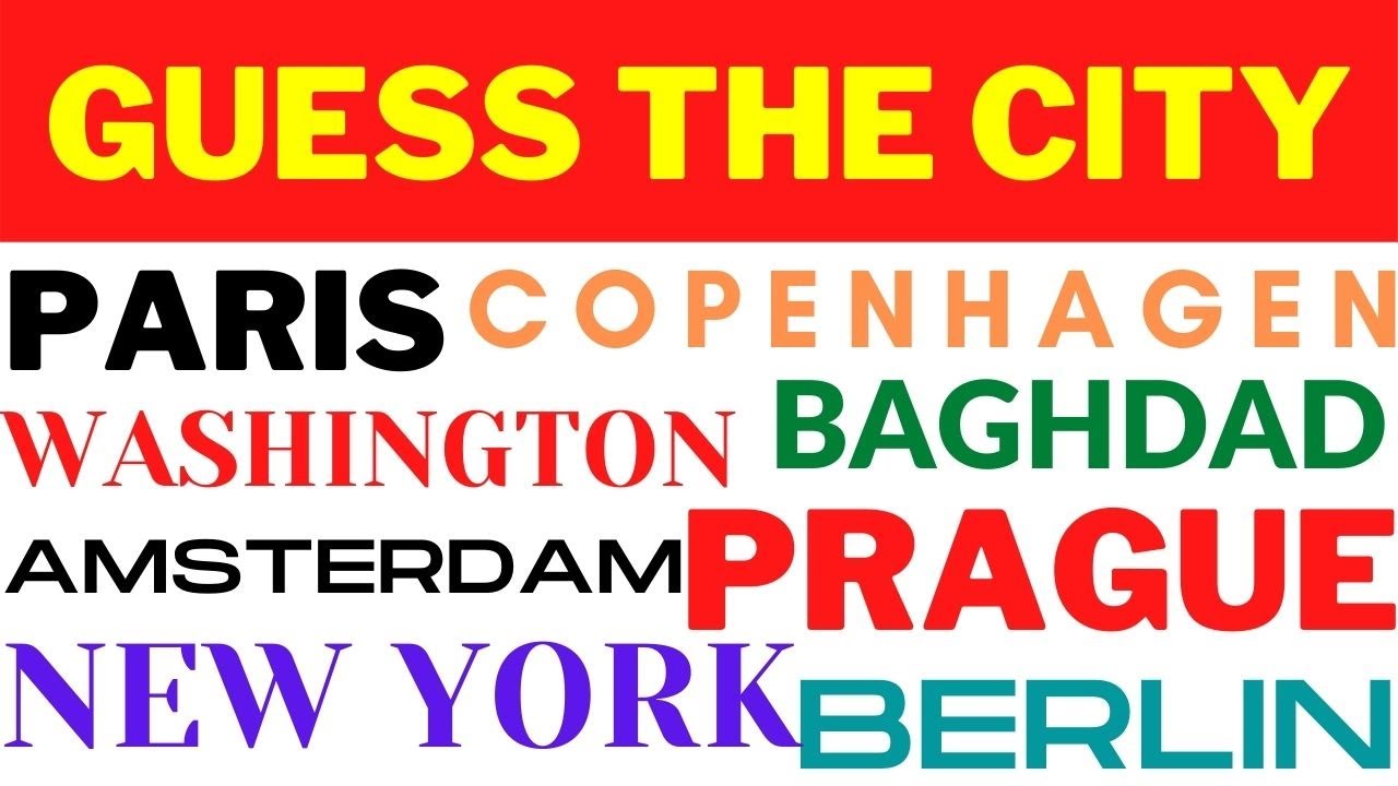 GUESS THE CITY BY THE PICTURE | GUESS THE CITY QUIZ - YouTube