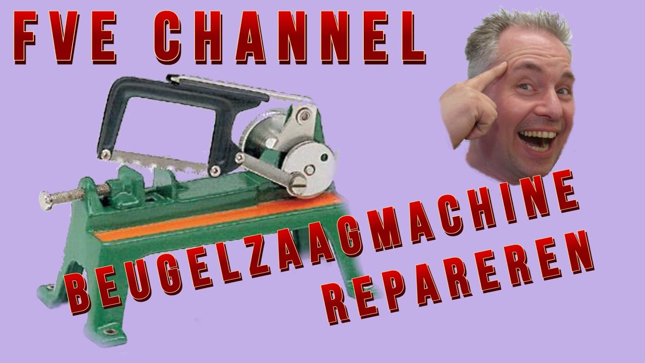 Beugelzaag Machine Repareren - YouTube