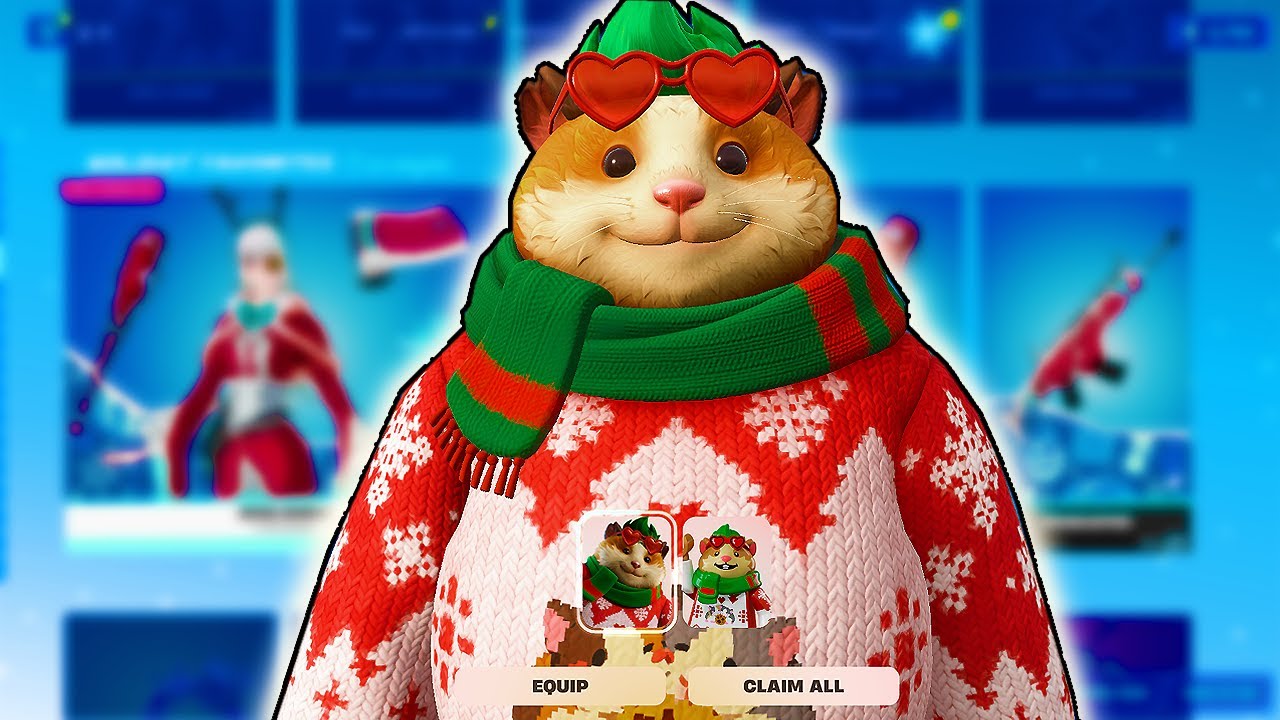 I CLAIMED THE FREE CHEEKS WINTERFEST SKIN IN FORTNITE! - YouTube