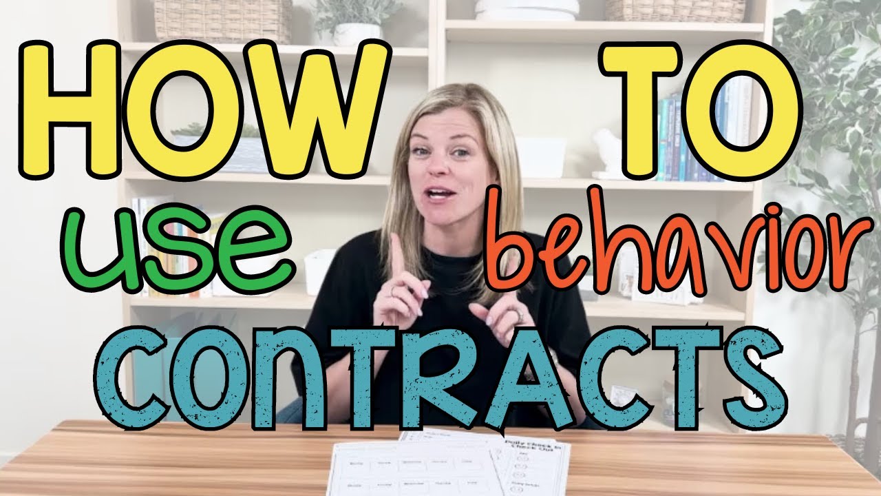 Increasing Child Buy-In with Behavior Contracts - Tips from a BCBA ...