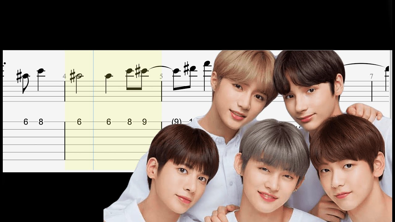 TXT 0X1=LOVESONG (I Know I Love You) feat. Seori (Guitar Tutorial) Tabs ...