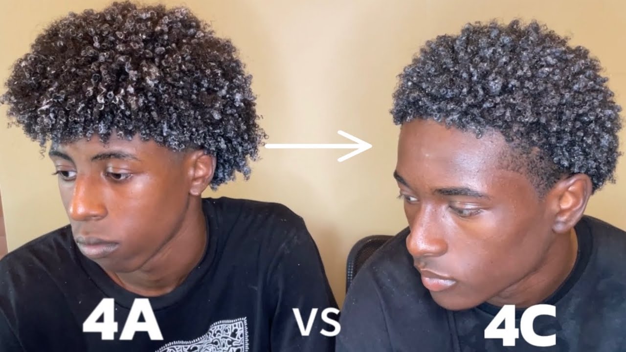 Wash and Go Experiment: Type 4a vs 4C Curls - Curly Hair Tutorial - YouTube