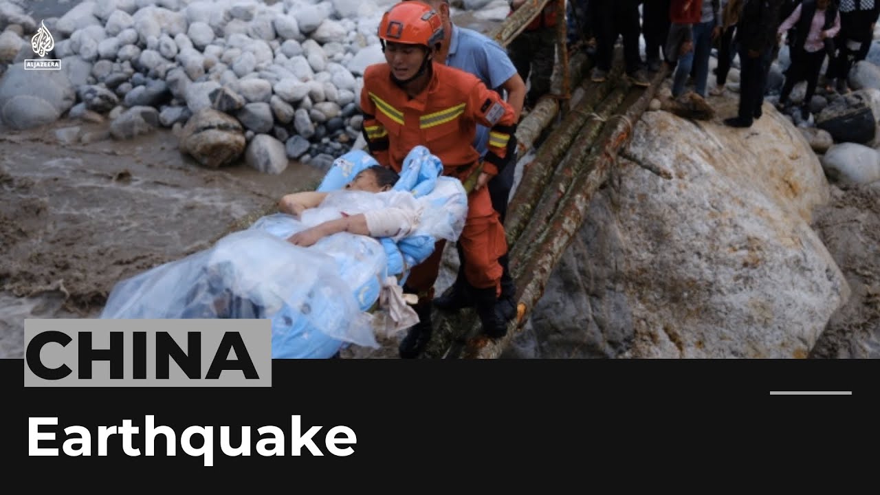 Earthquake in China’s Sichuan kills 86 as landslides strike - YouTube
