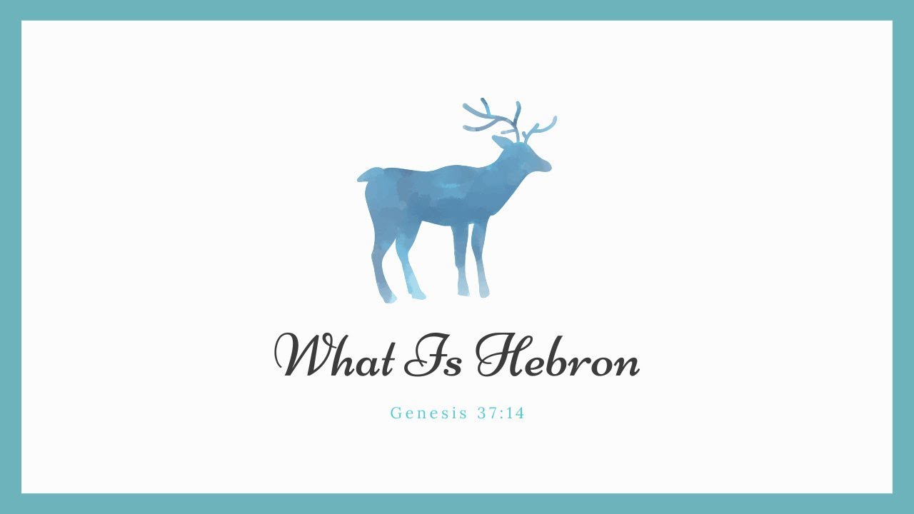 What is Hebron? - YouTube