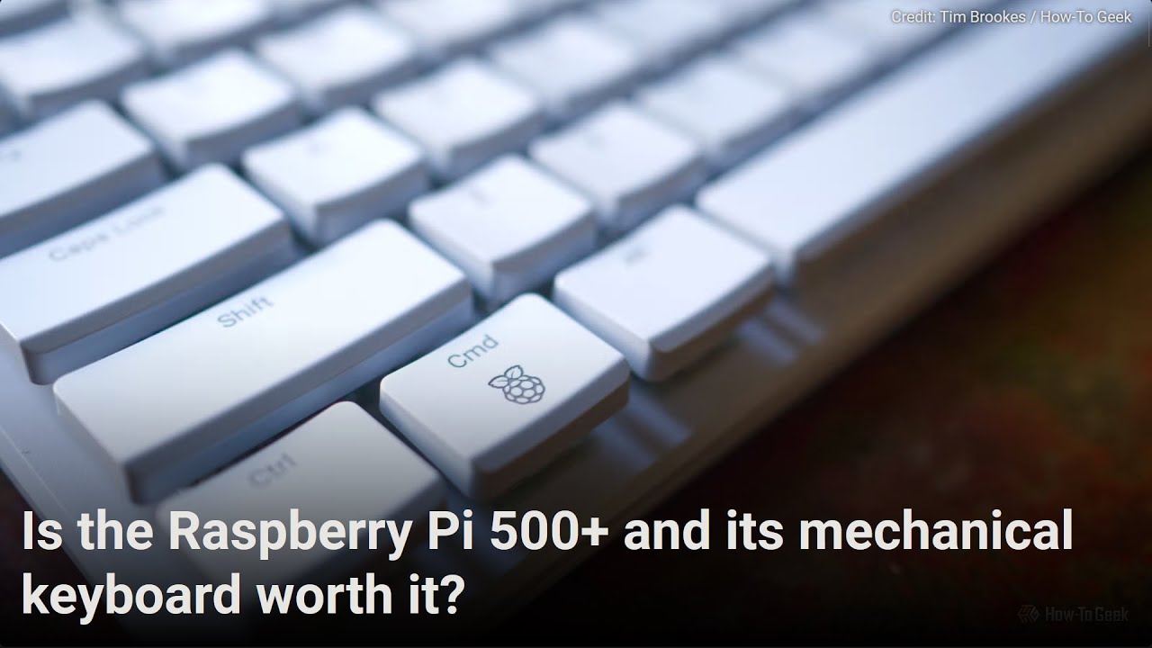 Is the Raspberry Pi 500+ and its mechanical keyboard worth it? - YouTube
