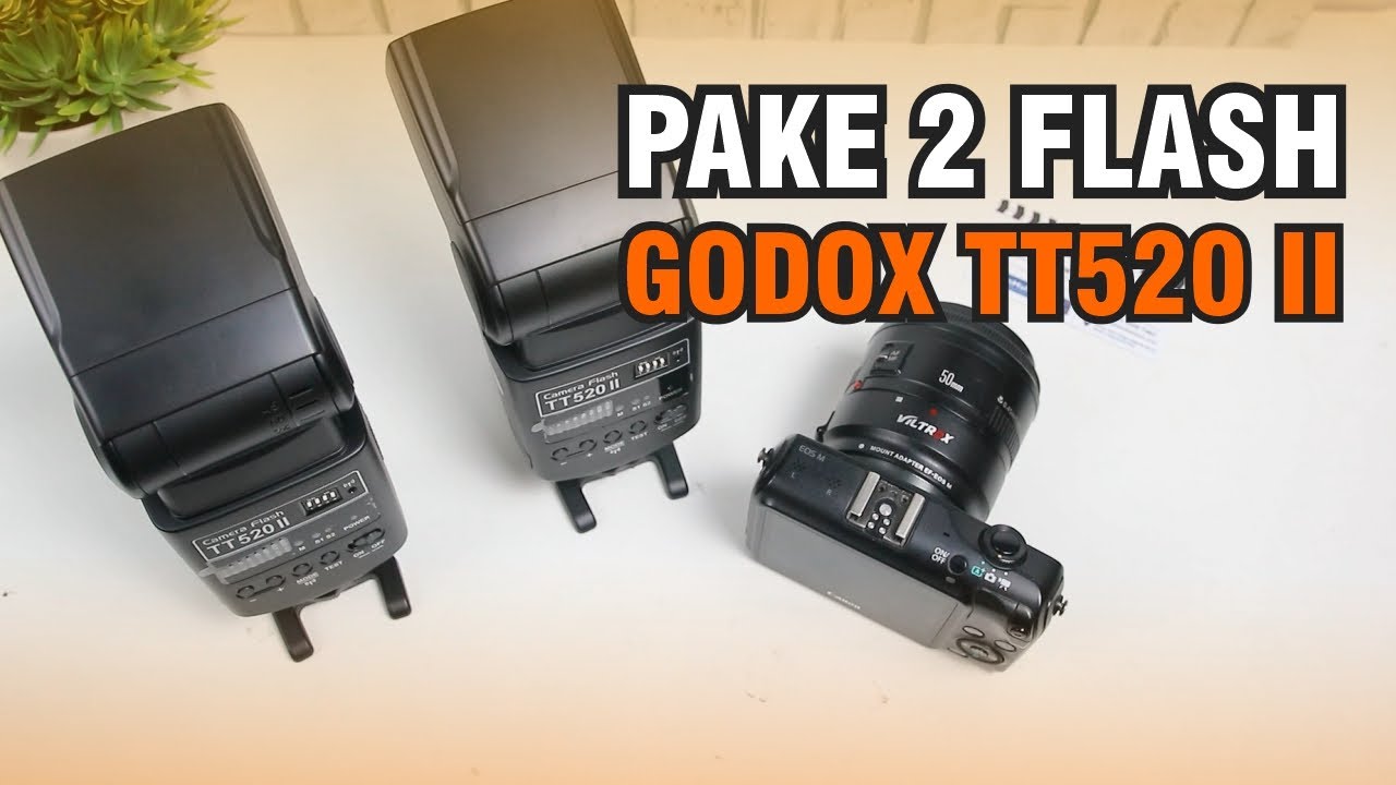 Cara Menyambungkan 2 Flash Godox TT520II atau Lebih | Flash Strobis ...