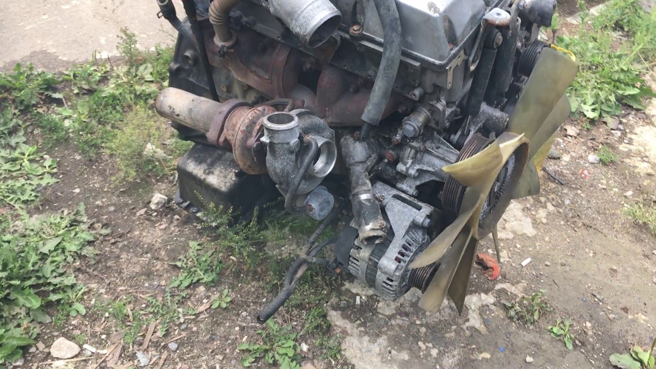 Запуск двигателя OM662 СсангЙонг Муссо 2.9 – 79992 - YouTube