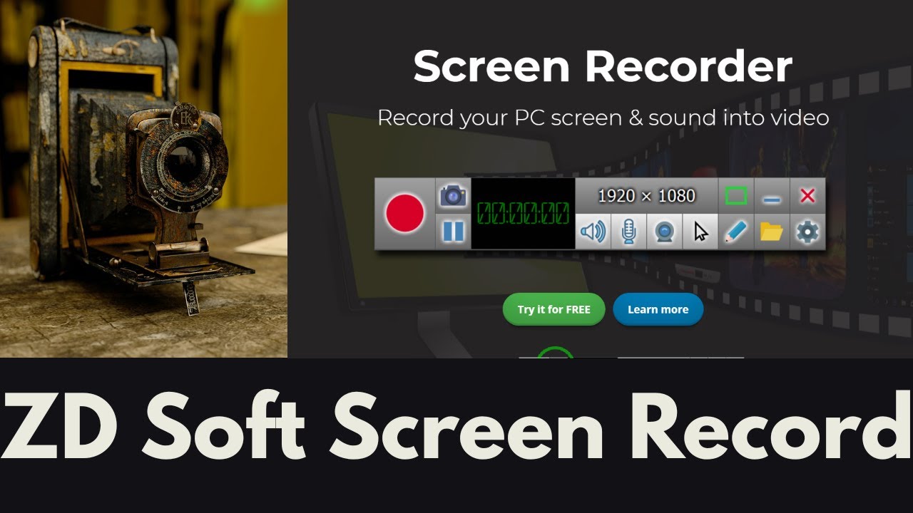 ZD Screen Recording Software।How to us windows 8.9.7. and windows 10 ...