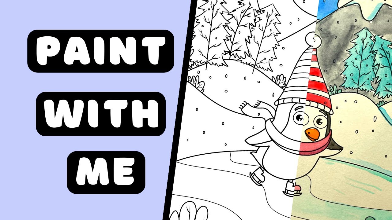 Discover Magical Color Transformations with This Winter Coloring ...