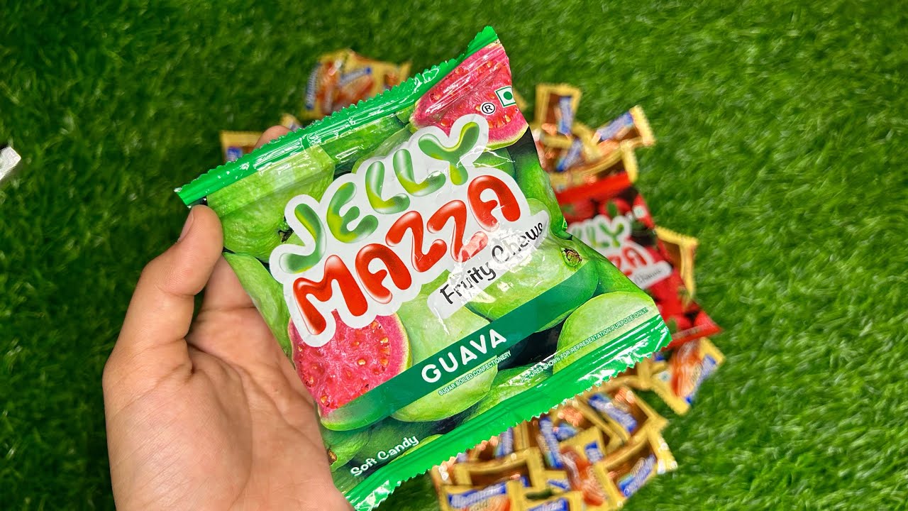 JELLY MAZA CHEWS GUAVA FLAVOUR !!! - YouTube