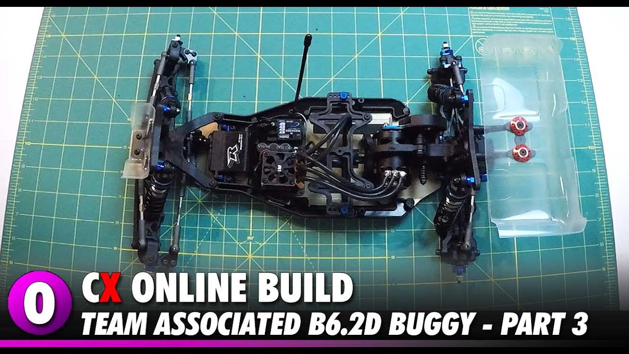 Team Associated B6.2D 2WD Competition Buggy Build - Part 3 - YouTube
