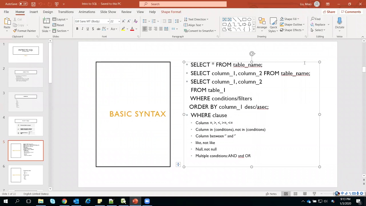 class 12 SQL I - YouTube
