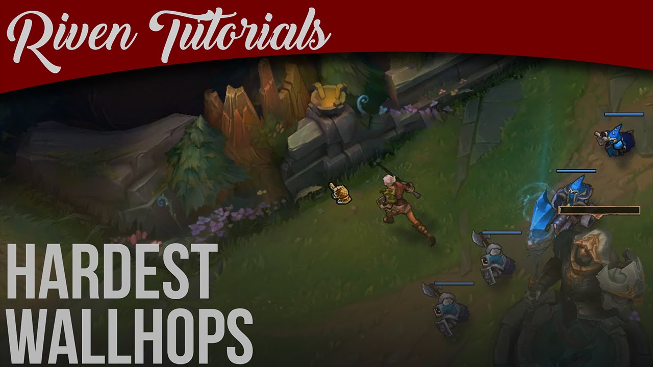 Tutorials- Hardest Riven Wallhops - YouTube