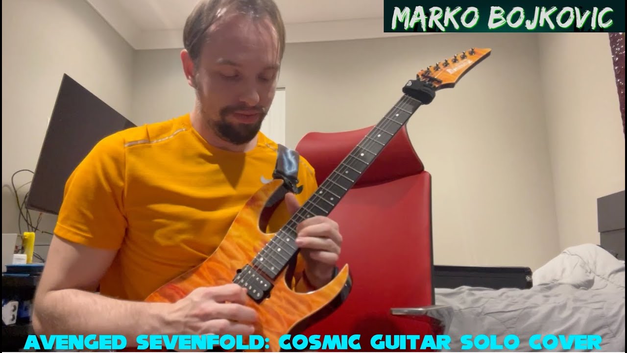 Avenged Sevenfold: Cosmic Guitar Solo Cover - YouTube