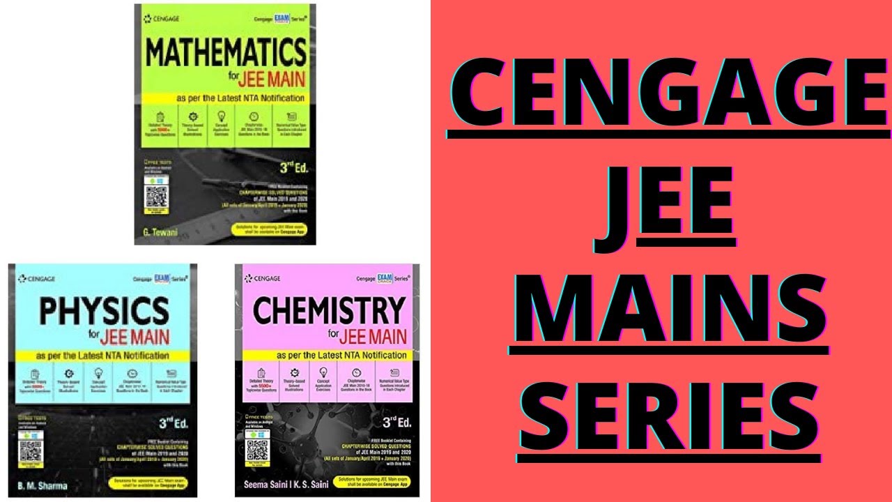 CENGAGE JEE MAINS SERIES - PHYSICS CHEMISTRY MATHS - BEST BOOK REVIEW ...