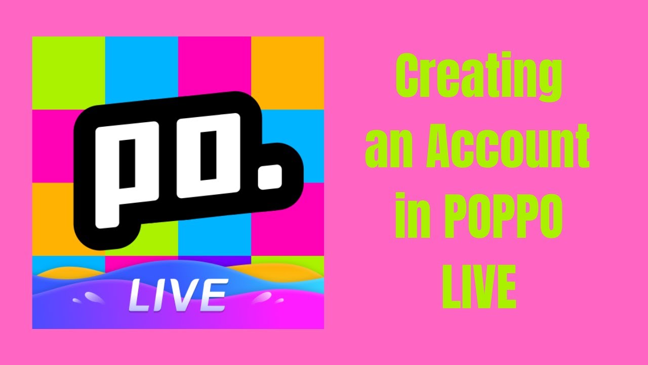 GUIDE in creating an account in POPPO LIVE - YouTube