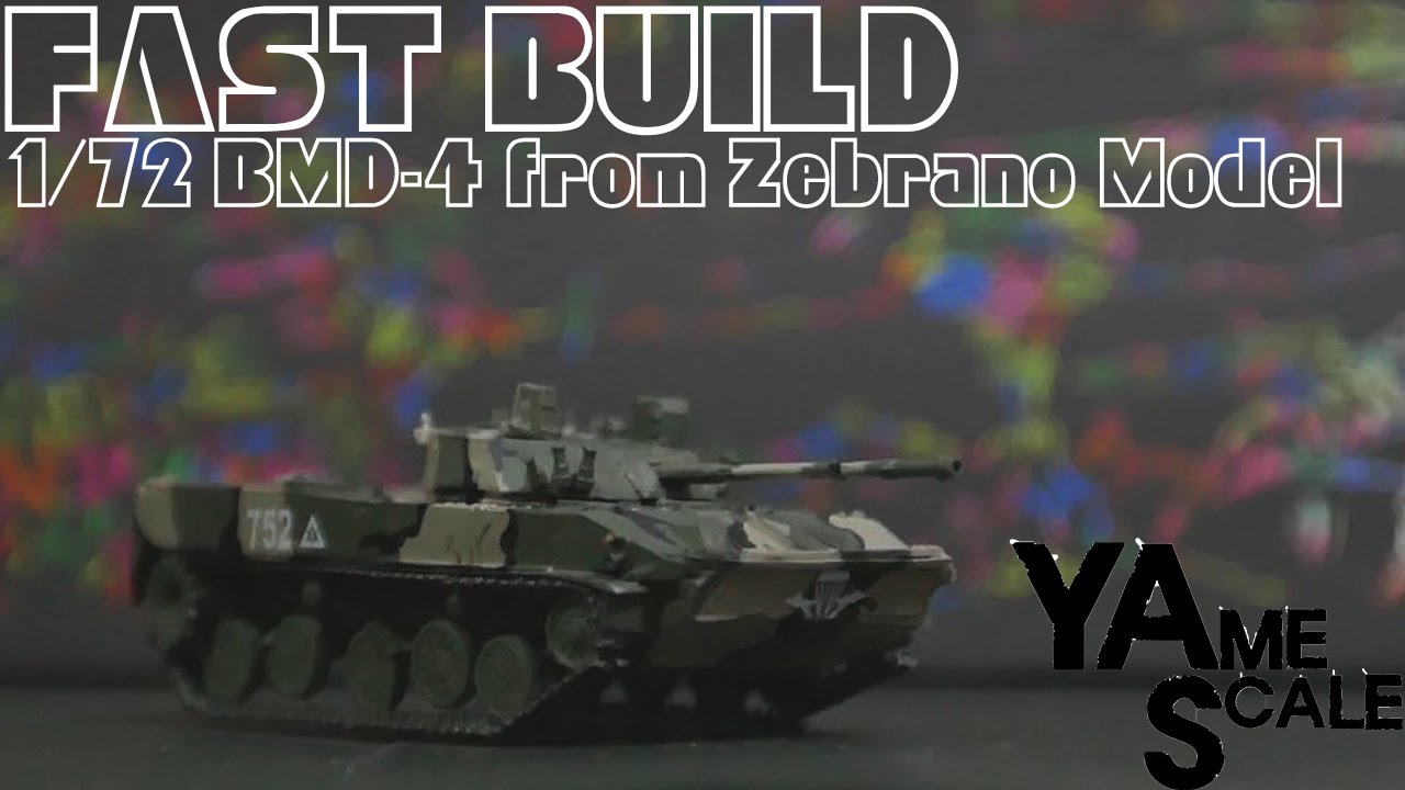 1 72 BMD-4 from Zebrano Model - YouTube