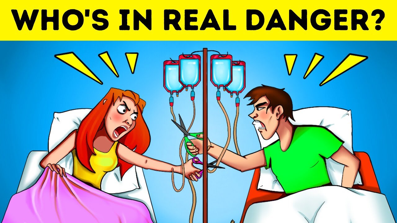 Can You Spot the Real DANGER? 😨 Try to Use Your Intuition to Solve ...