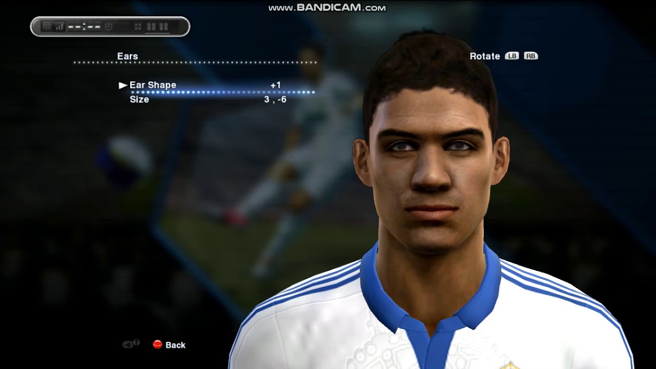 VARANE/CREATE FACE PES 2013 - YouTube