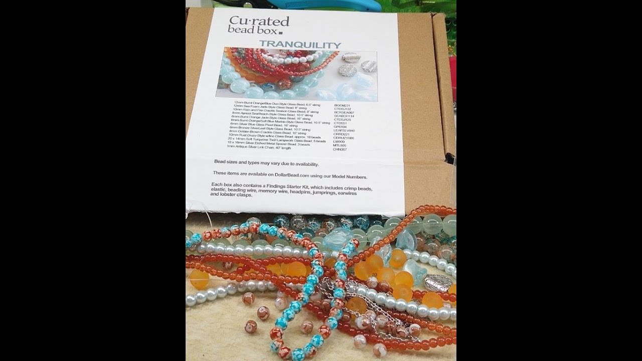 CuRated Bead Box Unboxing, Dec 2020 - YouTube