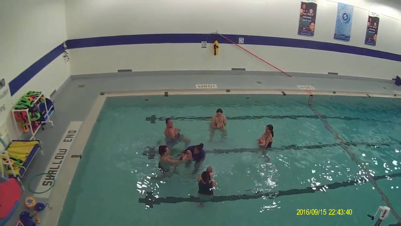 Maggie in swimming pool - YouTube