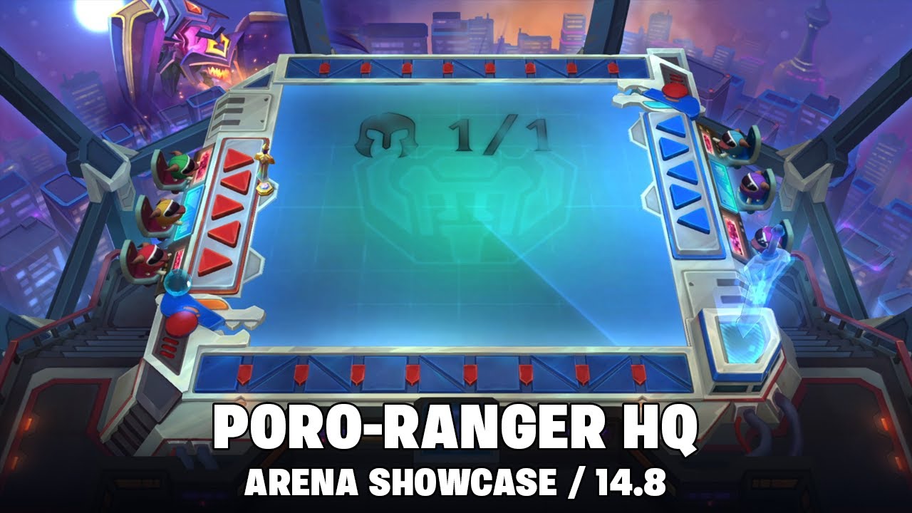 PORO-RANGER HQ - ARENA | TFT 14.8 - YouTube