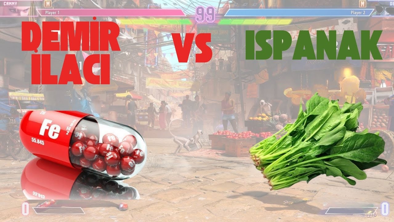 1 TABLET DEMİR İLACI KAÇ KİLO ISPANAK EDER? - YouTube