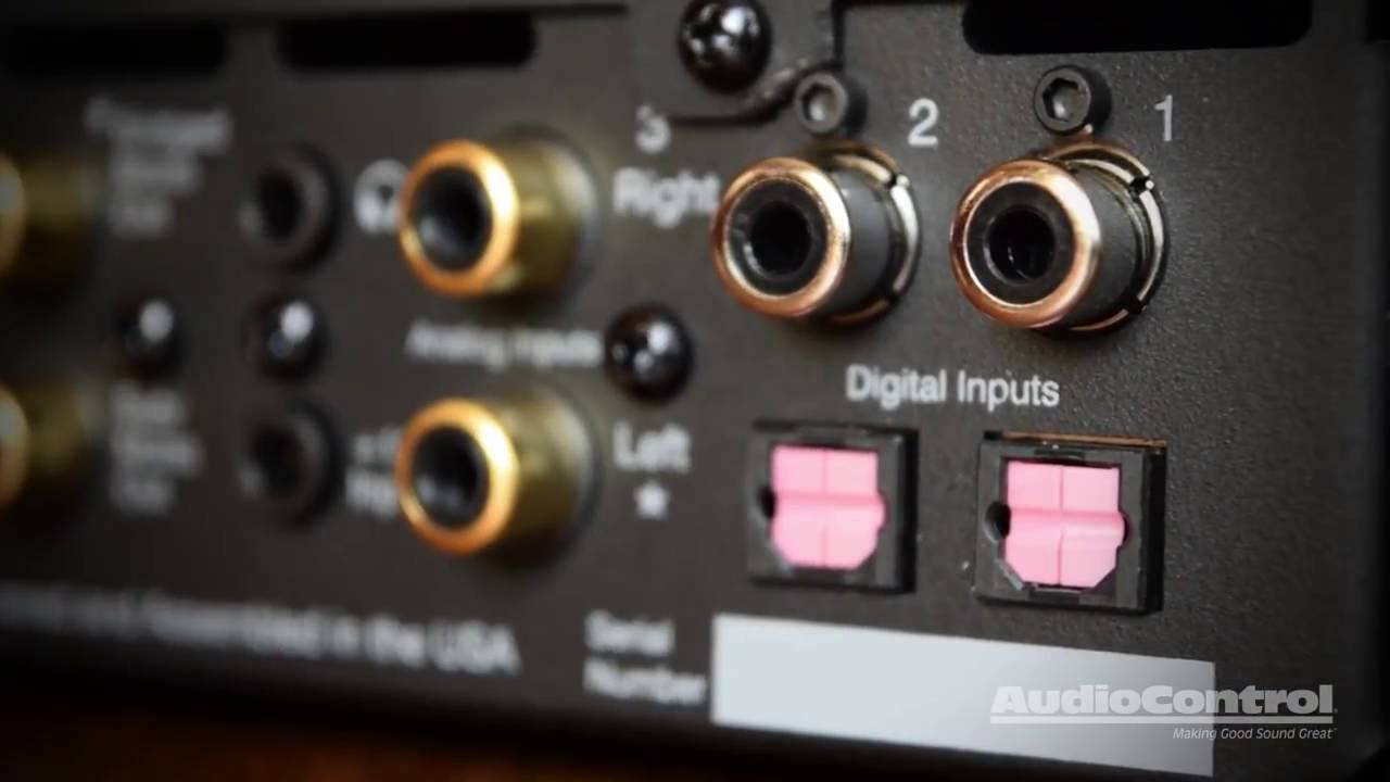 AudioControl Bijou 600 Integrated Amplifier with DAC - YouTube