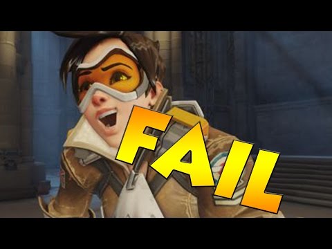 Overwatch- I'm not good with Tracer (Stream Highlight)