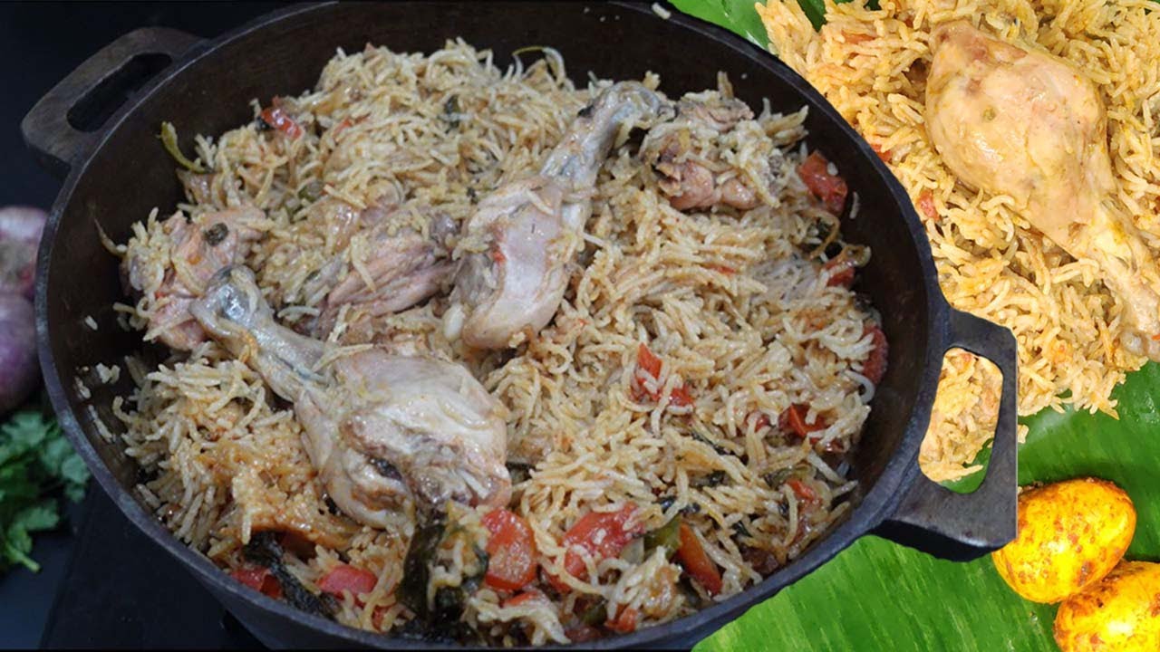 Wedding-style Chicken Biryani/Marriage Biryani/Biryani recipe/Simple ...