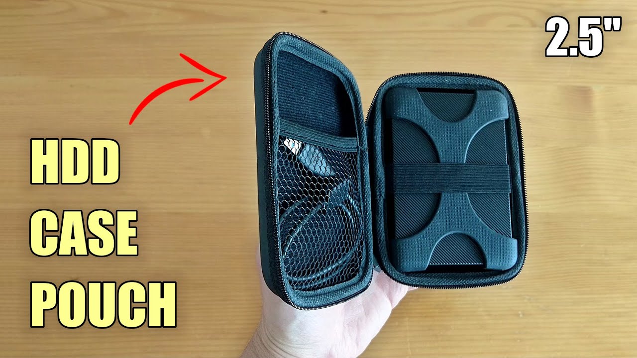 2.5 Inch Portable External Hard Disk Drive (HDD) Protective Case Pouch ...