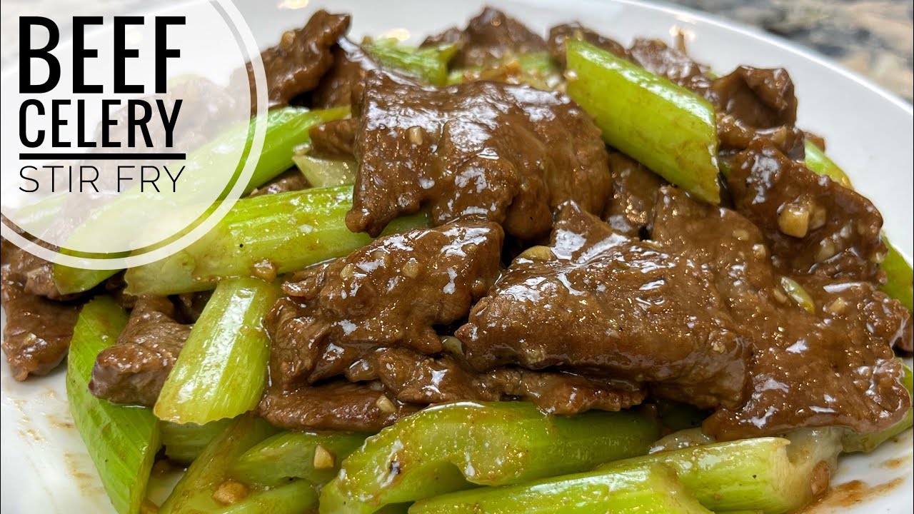 Celery And Beef Stir Fry | Crunchy Vegetable And Juicy Beef Stir Fry ...
