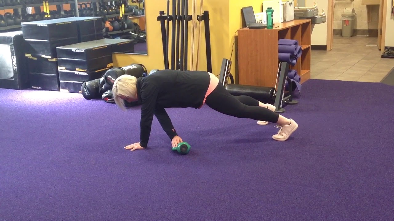 Plank Lateral KB Drag - YouTube