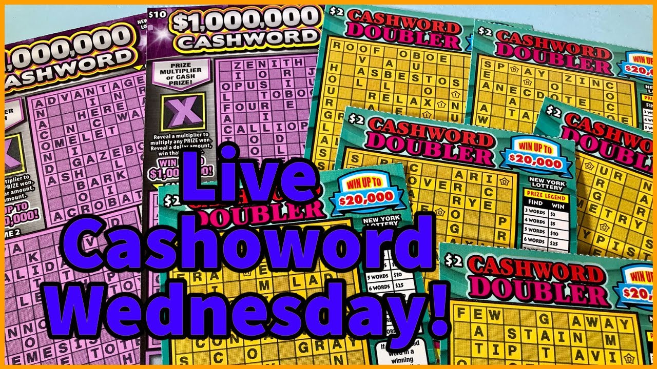 Live Cashword Wednesday! New York Lottery Scratch Off Tickets - YouTube