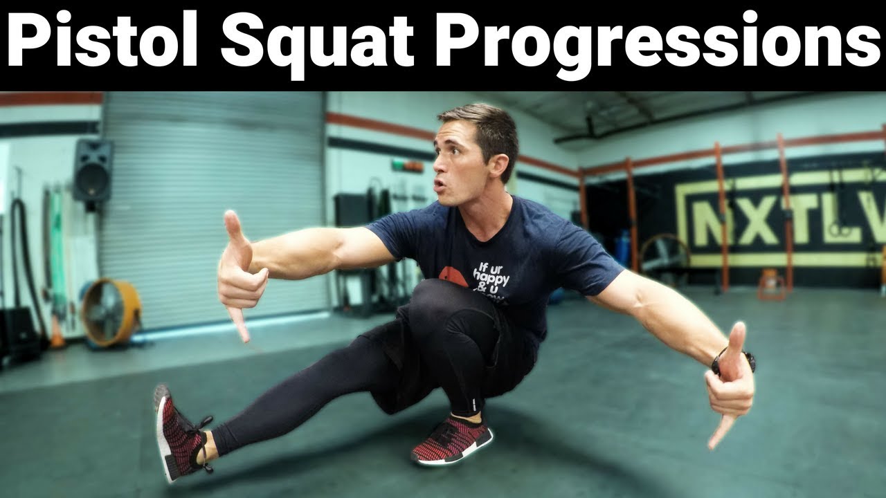 Pistol Squat Progressions Tutorial | Easy to Advanced | Variations Tutorial - YouTube