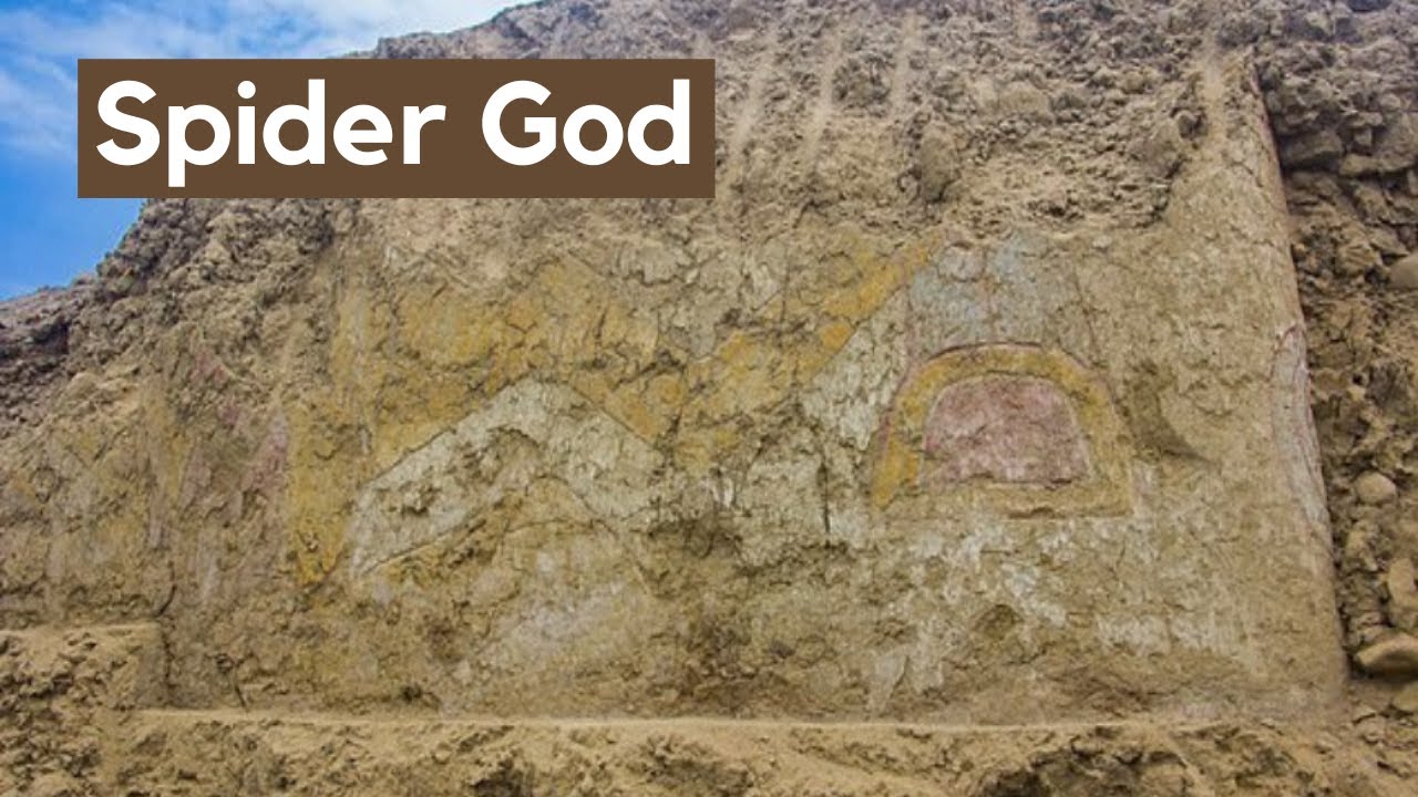 3,200 year old Mural of a Spider God Discovered in Peru - YouTube