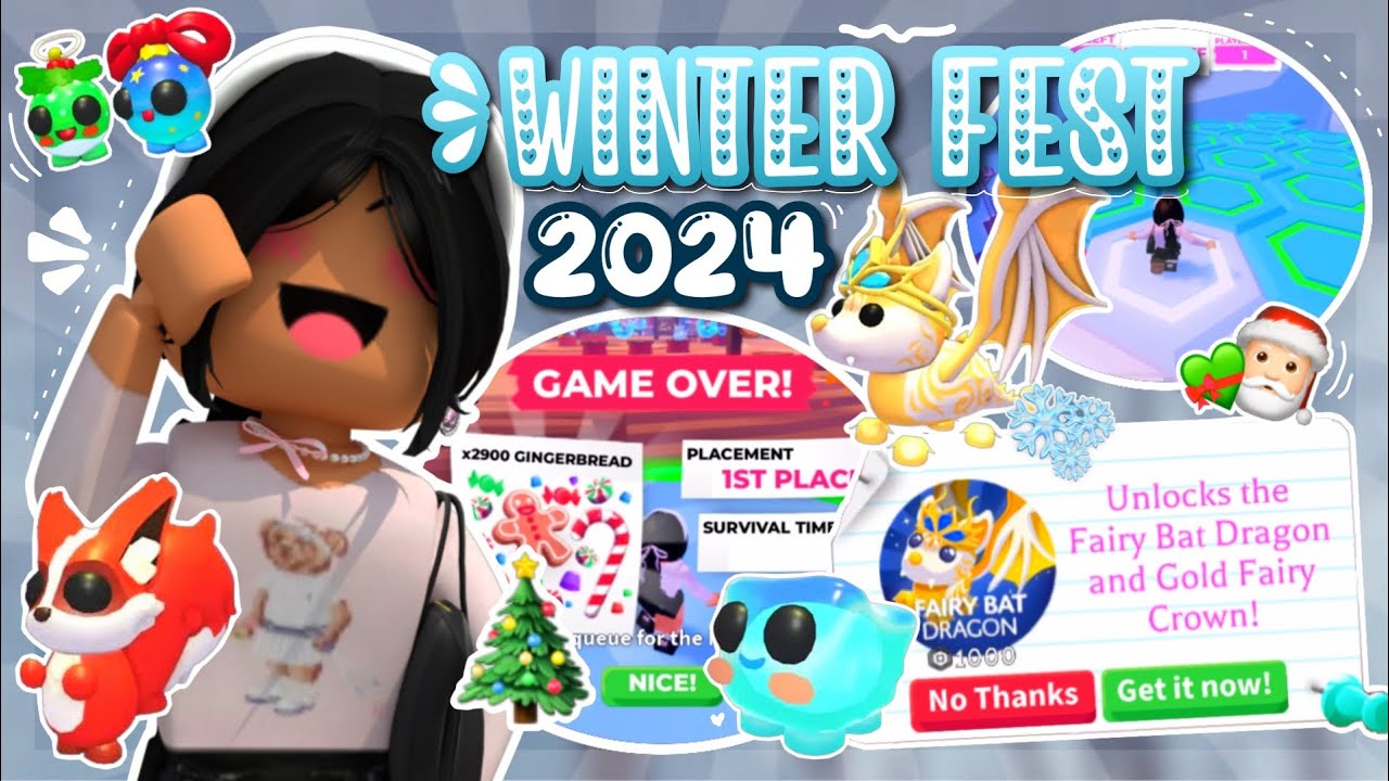 NEUES WINTER FEST ERKUNDEN!! ADOPT ME 2024 ️| + NEUES PET NEON MACHEN ...